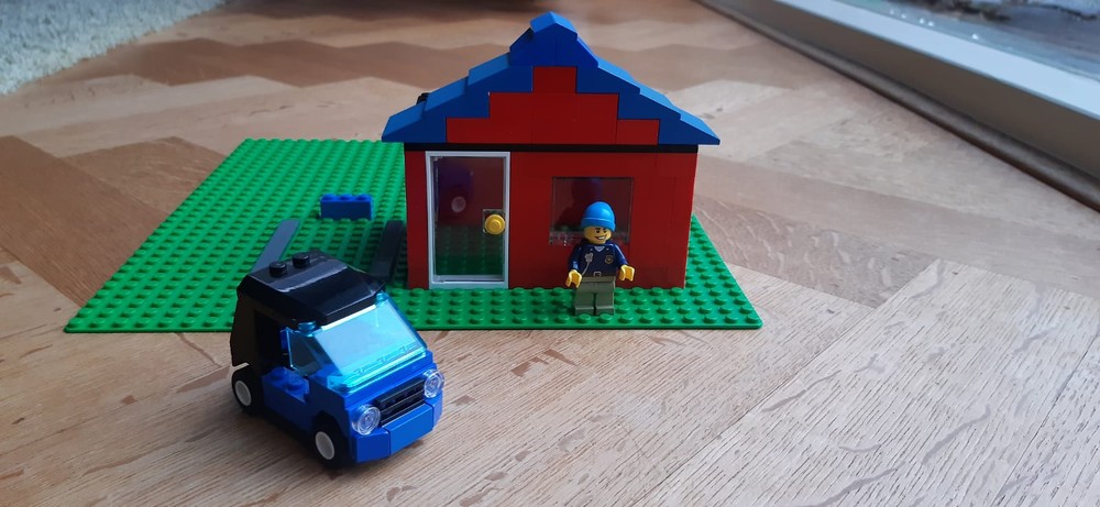 LEGO MOC House and a car by Arjanlegofan | Rebrickable - Build with LEGO