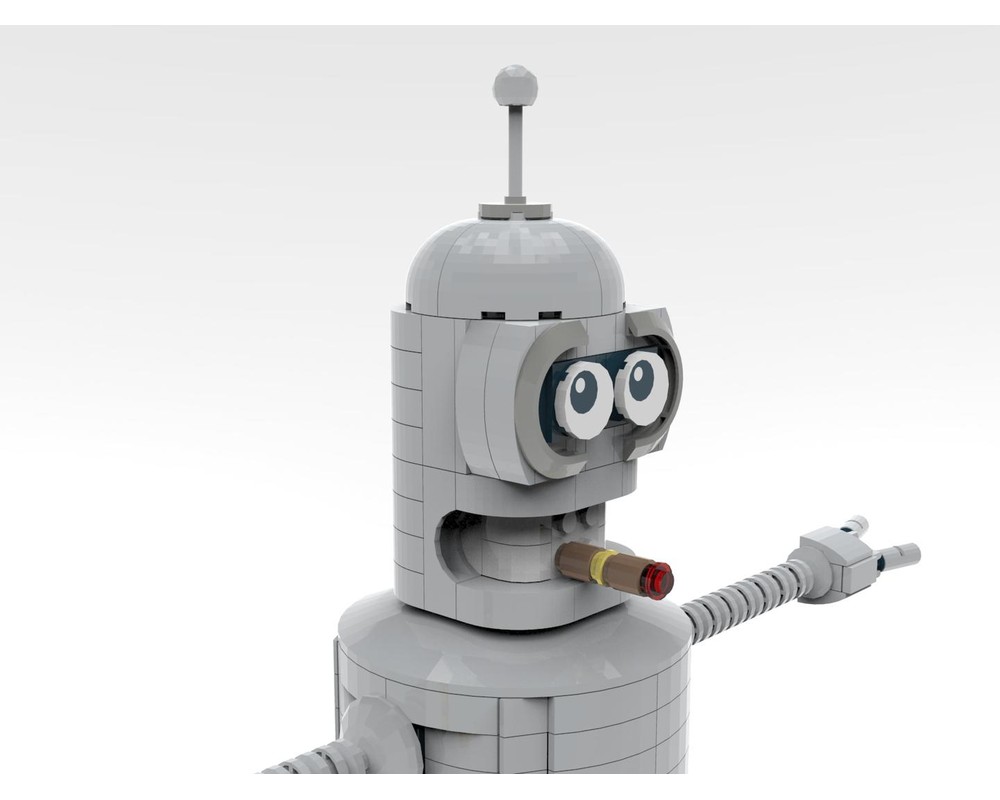 LEGO MOC BENDER - Futurama Robot by J_C | Rebrickable - Build with LEGO
