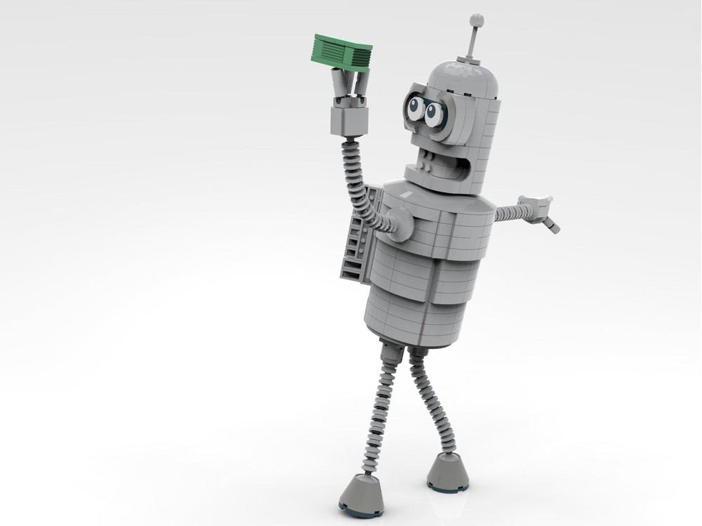 LEGO MOC BENDER - Futurama Robot by J_C | Rebrickable - Build with LEGO