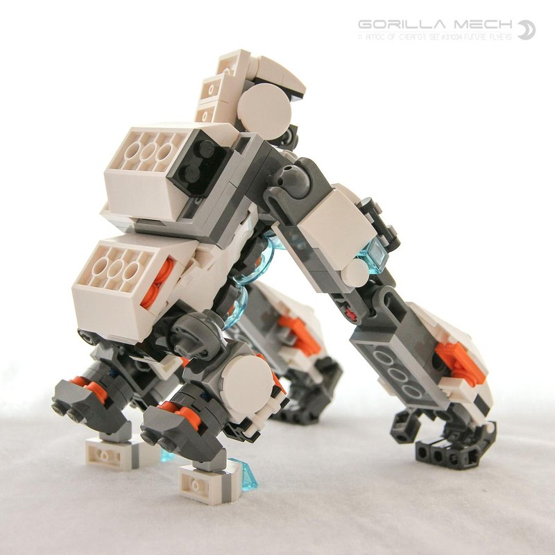 Lego Moc Gorilla Mech By Dvdliu Rebrickable Build With Lego