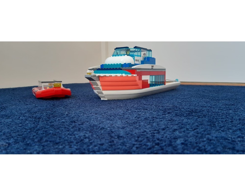 LEGO MOC Rescue boat by Arjanlegofan | Rebrickable - Build with LEGO
