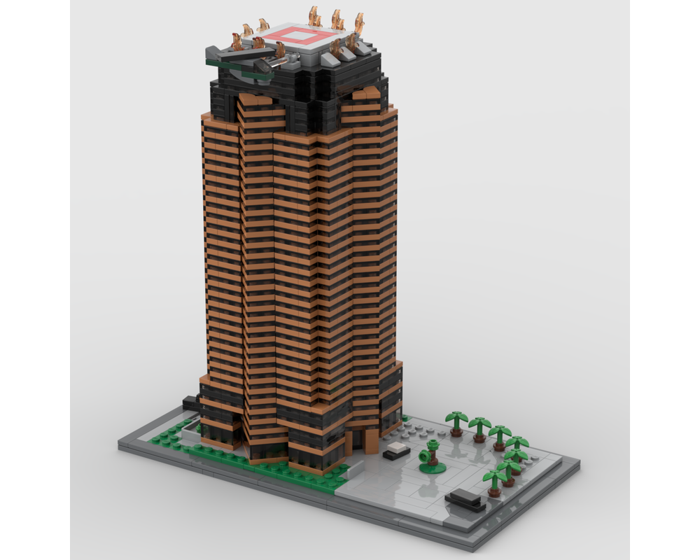 LEGO MOC Nakatomi Plaza - Die Hard by Rauy | Rebrickable - Build with LEGO