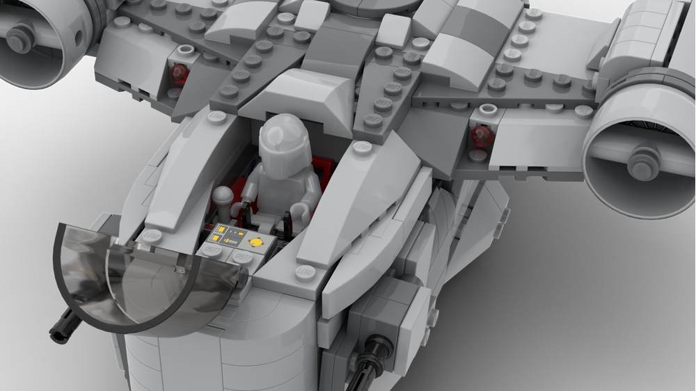 LEGO MOC Razor Crest - Reduced by crbricks | Rebrickable - Build with LEGO