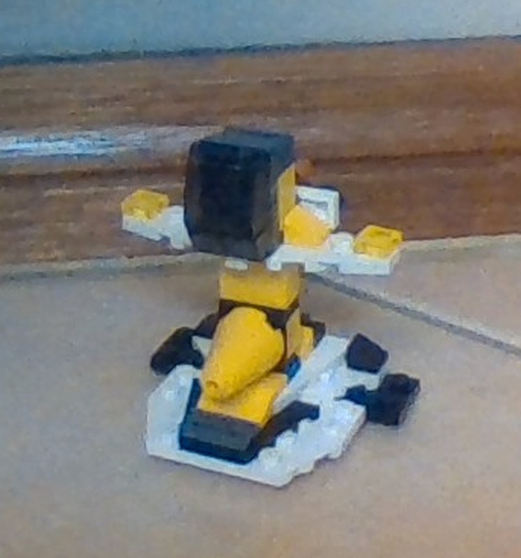 Lego Moc B Wing Microfighter With Display Stand By Trainsrkool176