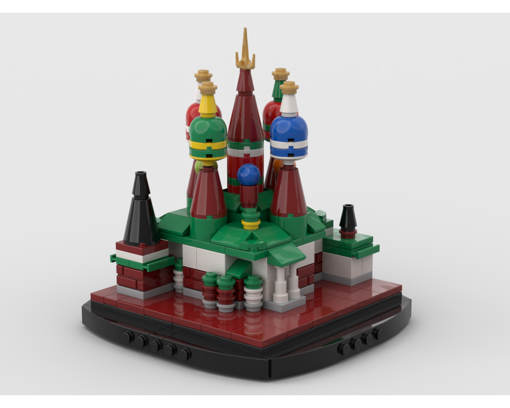 LEGO MOC Mini Saint Basil's Cathedral - Moscow by gabizon | Rebrickable ...
