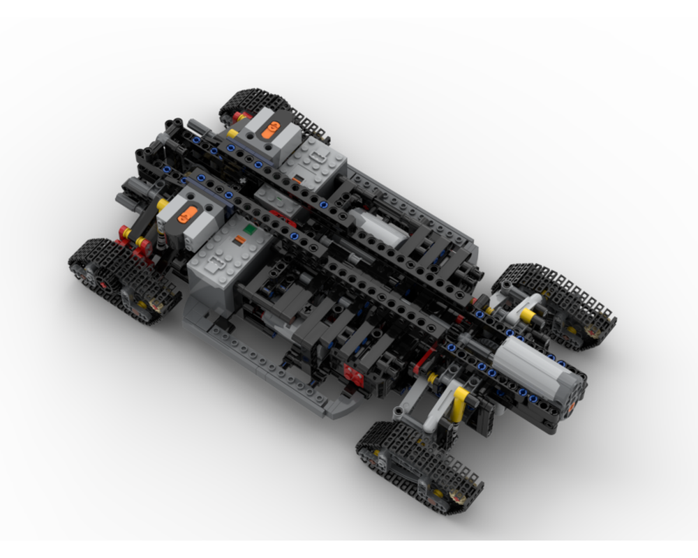 LEGO MOC chassis 4x4 tracks by rageGears | Rebrickable - Build with LEGO