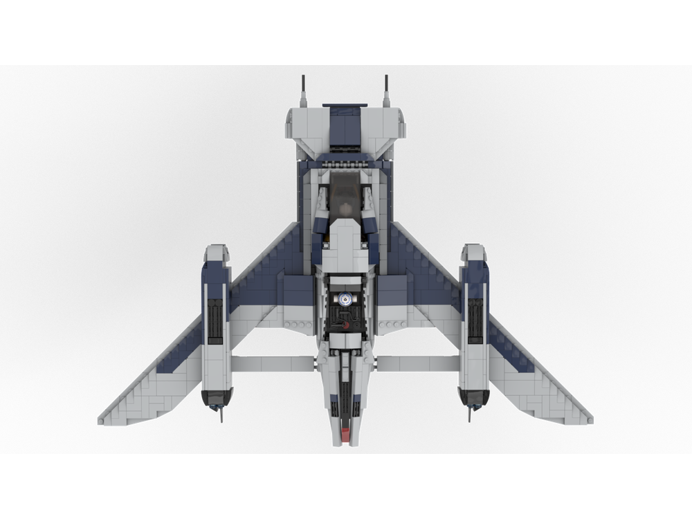 LEGO MOC Tri-Wing S-91x Pegasus Starfighter - Blue by thomin ...