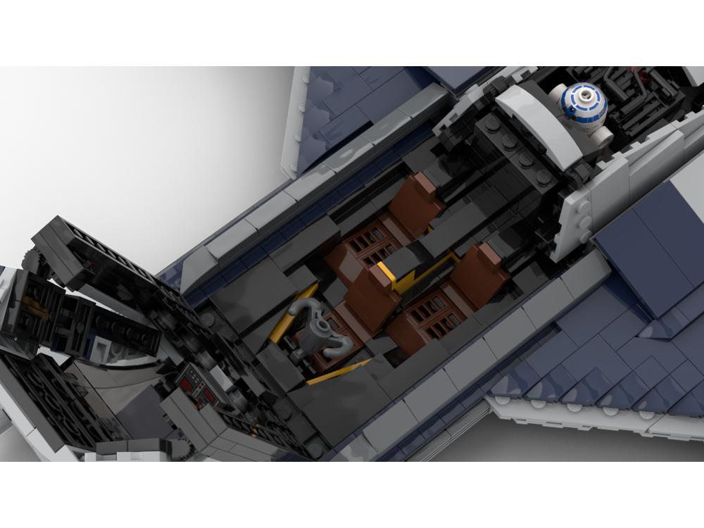 LEGO MOC Tri-Wing S-91x Pegasus Starfighter - Blue by thomin ...