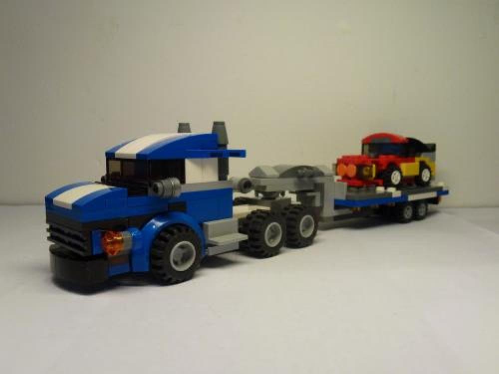 LEGO MOC-5731 31033 Big Rig Truck with Trailer (Creator 2016 ...