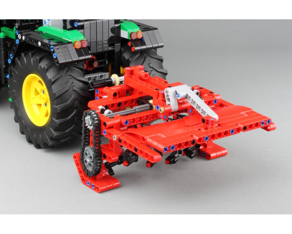 LEGO MOC Rotary Tiller for John Deere 6130R and Claas Xerion Tractors ...