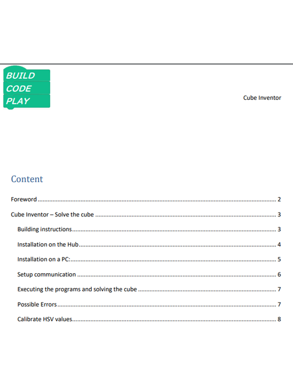 LEGO MOC Cube Inventor - Mindstorm 51515 Cube Solver by Bundy ...