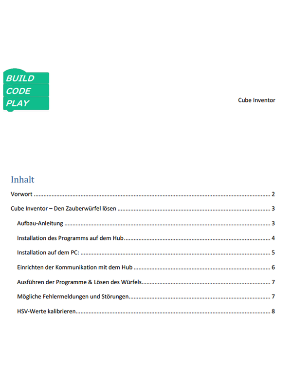 LEGO MOC Cube Inventor - Mindstorm 51515 Cube Solver by Bundy ...