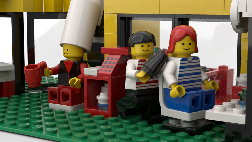 LEGO MOC 6392 Barber shop by se1977 | Rebrickable - Build with LEGO