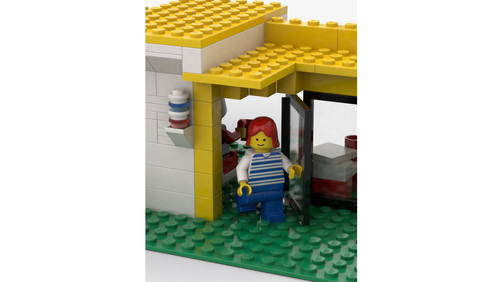 LEGO MOC 6392 Barber shop by se1977 | Rebrickable - Build with LEGO