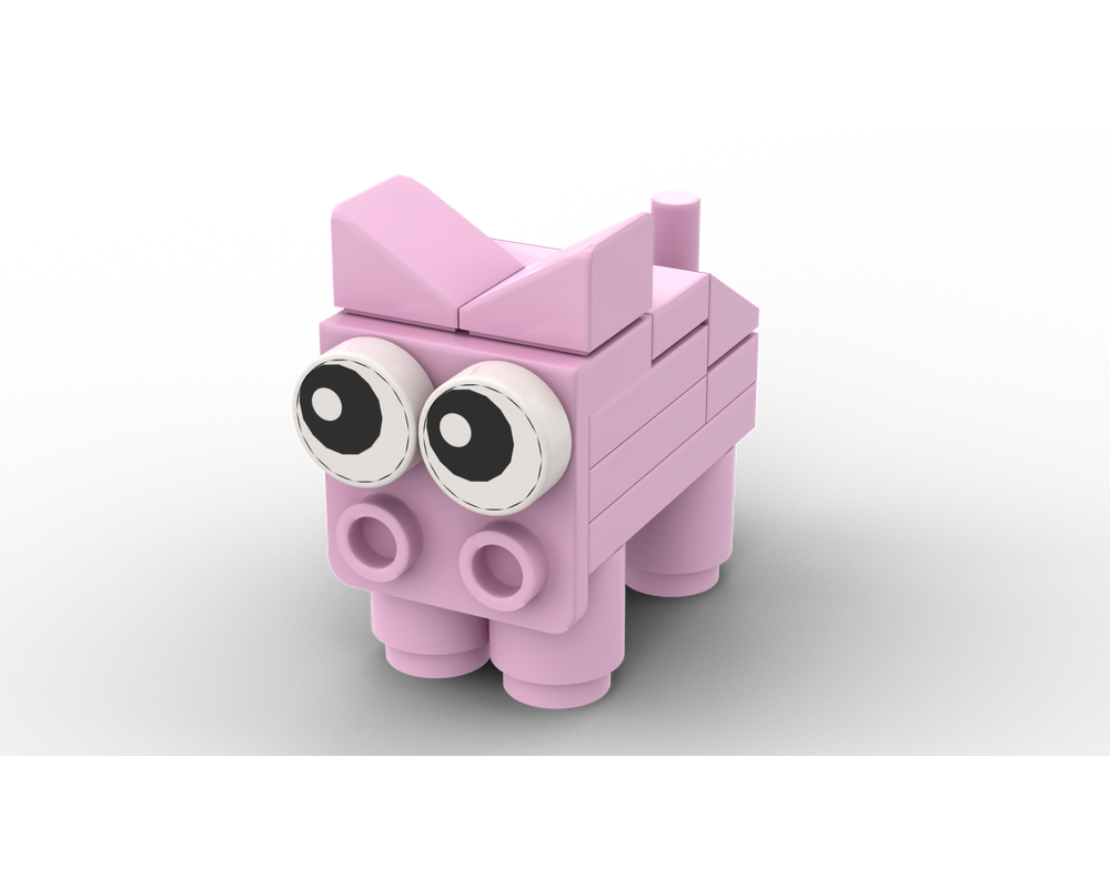 LEGO MOC Pig by 2in1 | Rebrickable - Build with LEGO