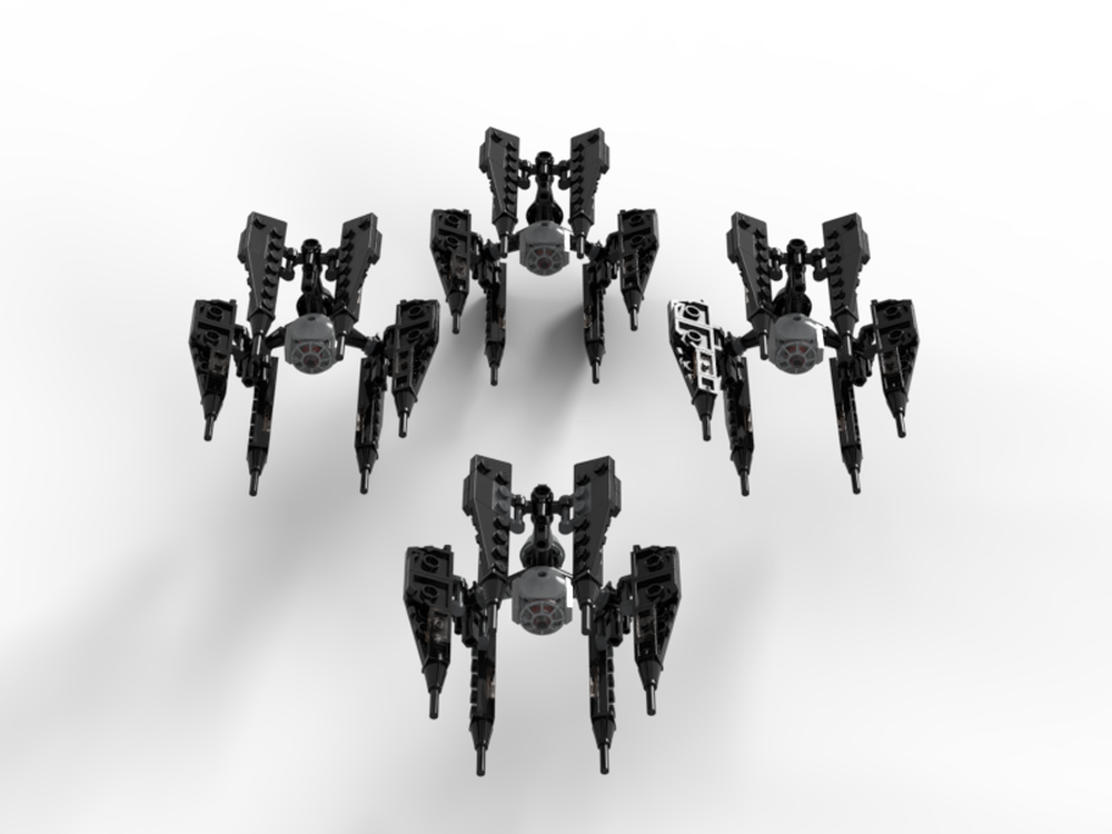 LEGO MOC Mini Size Twin ion engine starfighter "Defender" by jellco ...