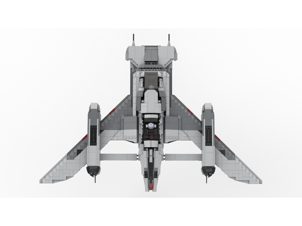 LEGO MOC Tri-Wing S-91x Pegasus Starfighter - Grey by thomin ...