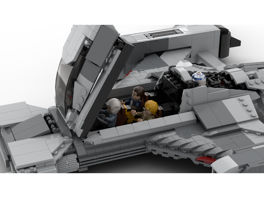 LEGO MOC Tri-Wing S-91x Pegasus Starfighter - Grey by thomin ...