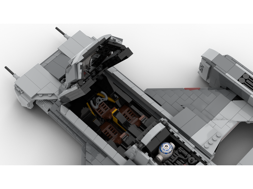 LEGO MOC Tri-Wing S-91x Pegasus Starfighter - Grey by thomin ...