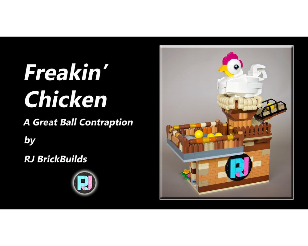 LEGO MOC Freakin Chicken by RJBrickBuilds | Rebrickable - Build with LEGO