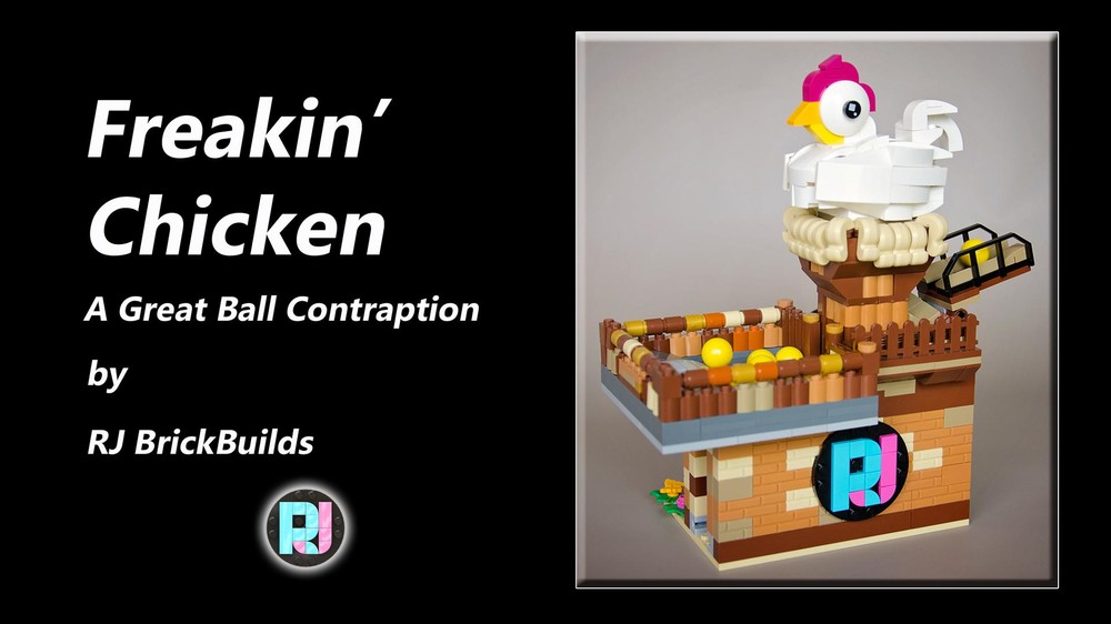 LEGO MOC Freakin Chicken by RJBrickBuilds | Rebrickable - Build with LEGO