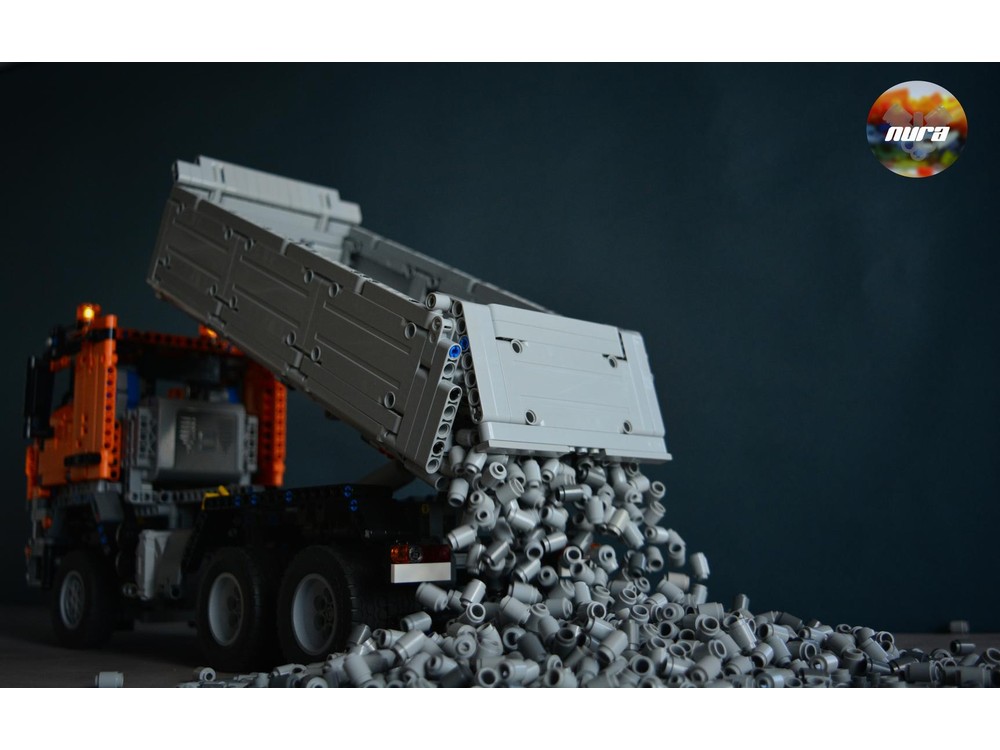LEGO MOC Tipper Truck 6x4 by Nura_Technic | Rebrickable - Build with LEGO