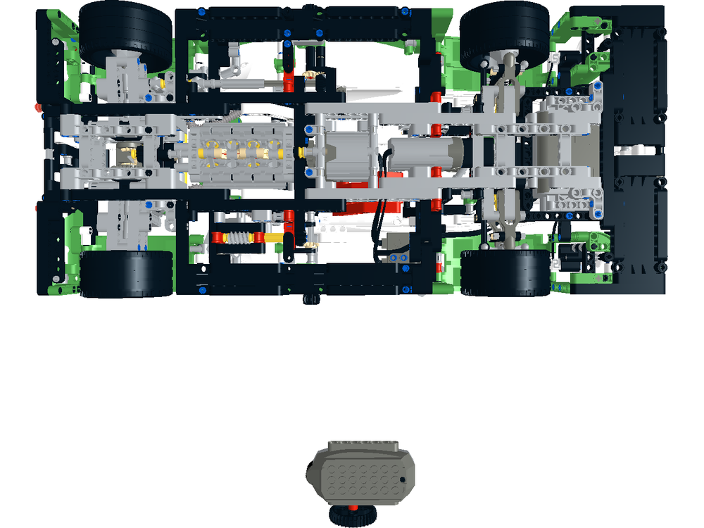 LEGO MOC 42039 24h Race Car Full RC by jb70 | Rebrickable - Build with LEGO