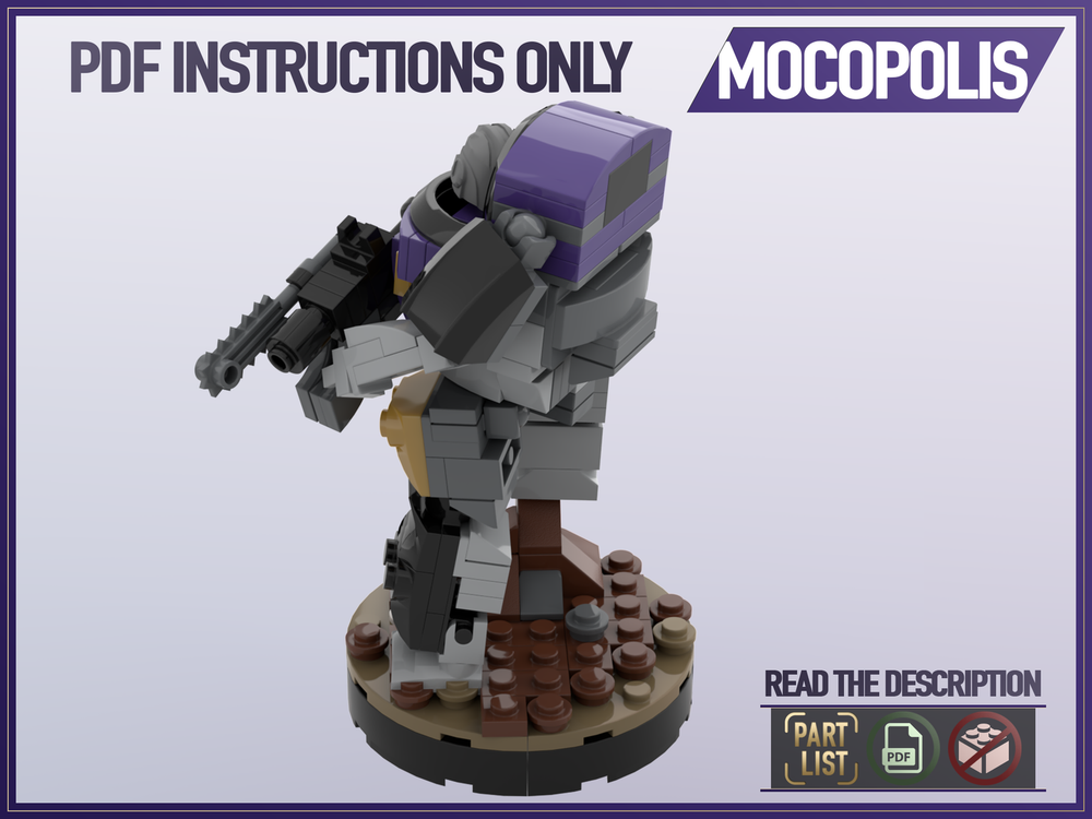 LEGO MOC Science Fiction Future Soldier by MOCOPOLIS | Rebrickable ...