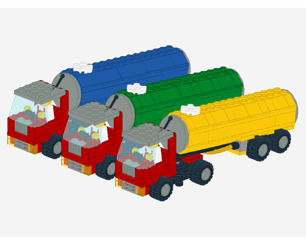 LEGO MOC Oman Water Trucks by Antarctica | Rebrickable - Build with LEGO