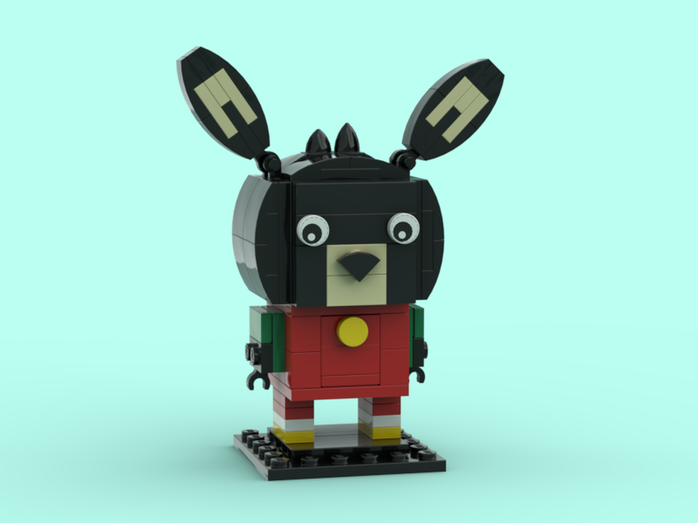LEGO MOC BING BUNNY Brickheadz by Tornusciolo | Rebrickable - Build ...