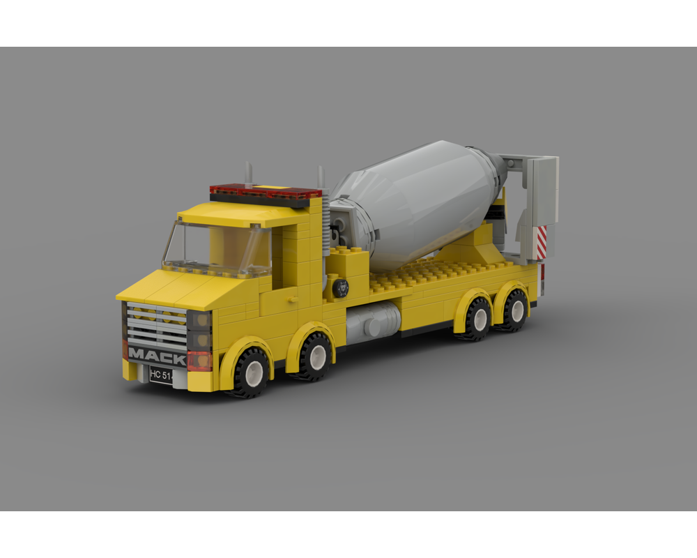 LEGO MOC concrete truck by Absolute_lego_builds | Rebrickable - Build ...