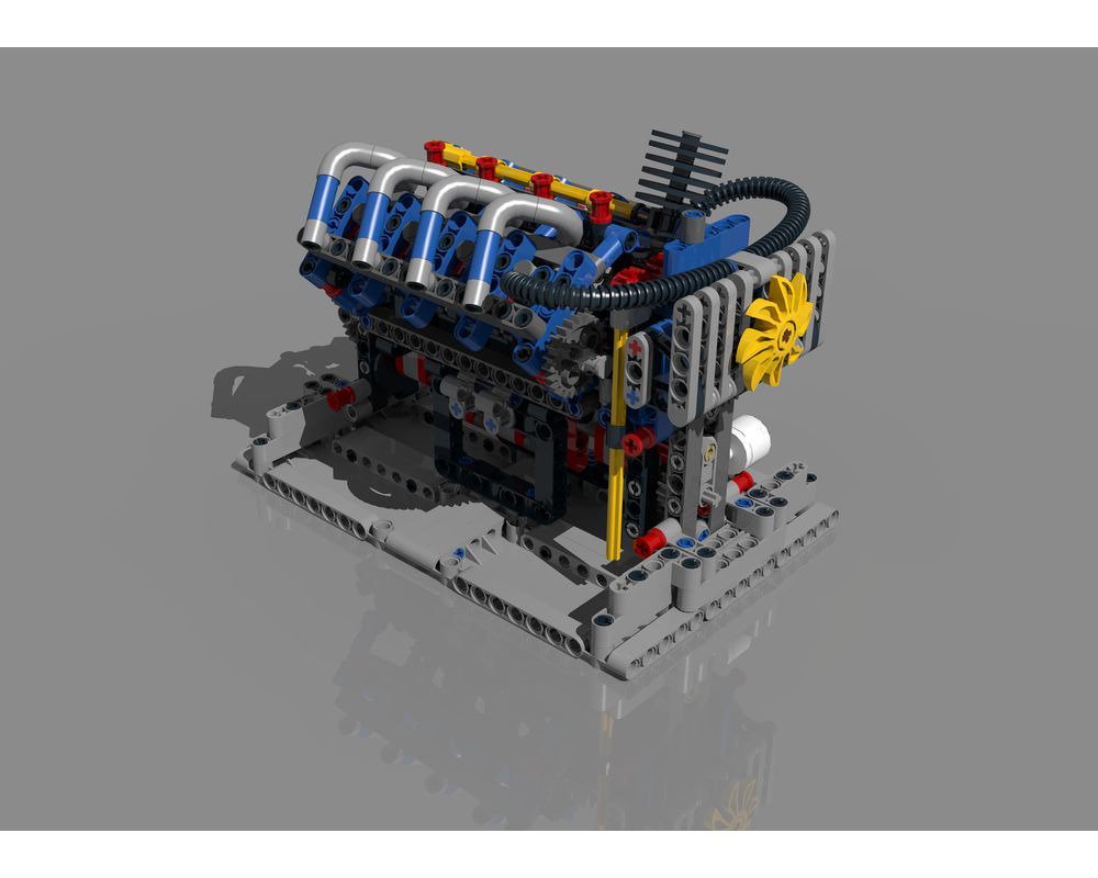 LEGO MOC Inline 4 cylinder engine by BrickBuildingFox | Rebrickable ...