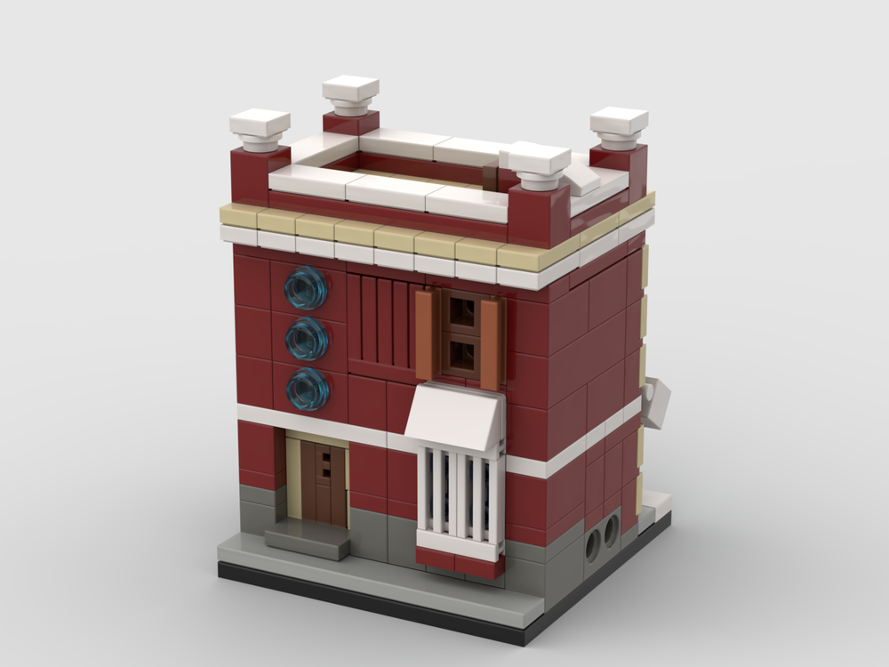 LEGO MOC Mini modular BookStore by Blasdir Brick | Rebrickable - Build ...