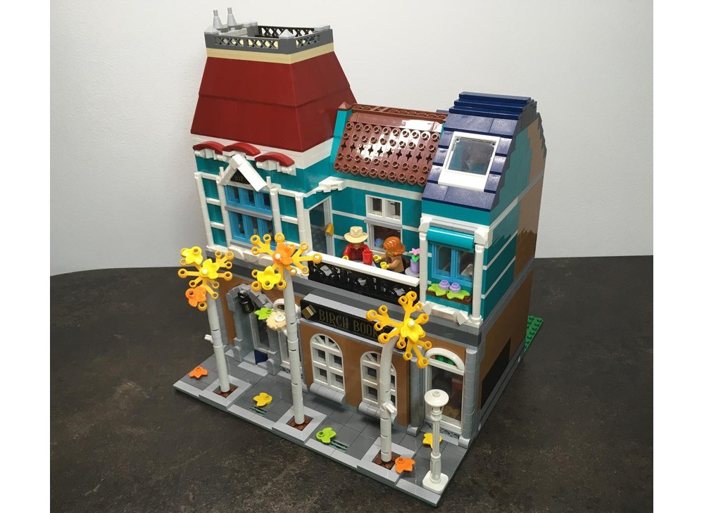 LEGO MOC 10270 - The Birch Bookshop by bohauda | Rebrickable - Build ...