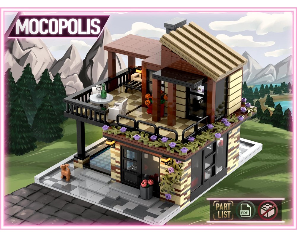 LEGO MOC Modern Custom House #3 (High Tech) by MOCOPOLIS | Rebrickable ...