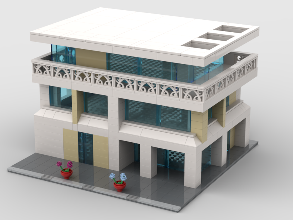 LEGO MOC minimalism architecture 6 by moc.tigger | Rebrickable - Build ...