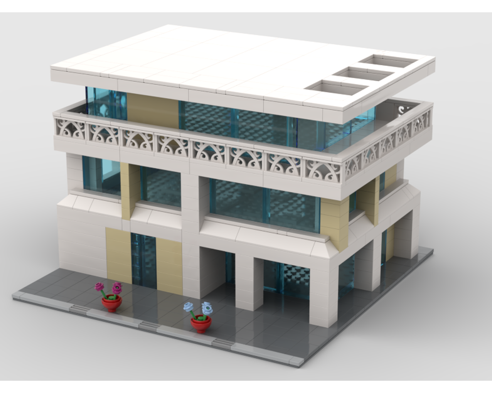 LEGO MOC minimalism architecture 6 by moc.tigger | Rebrickable - Build ...