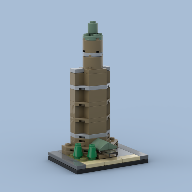 Lego Moc Micro Chicago 311 S Wacker By Bricole Rebrickable Build