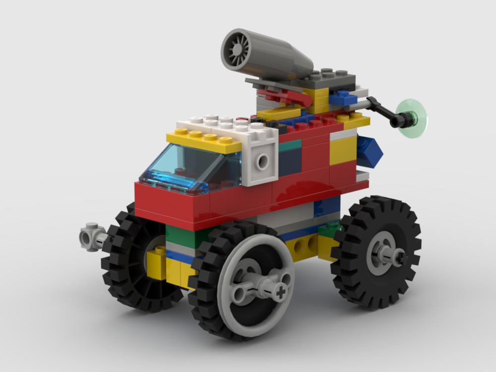 Lego Moc Monster Truck By Artekm Rebrickable Build With Lego