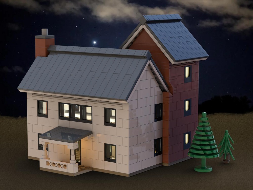 LEGO MOC Silo House by Thomus_Bean | Rebrickable - Build with LEGO