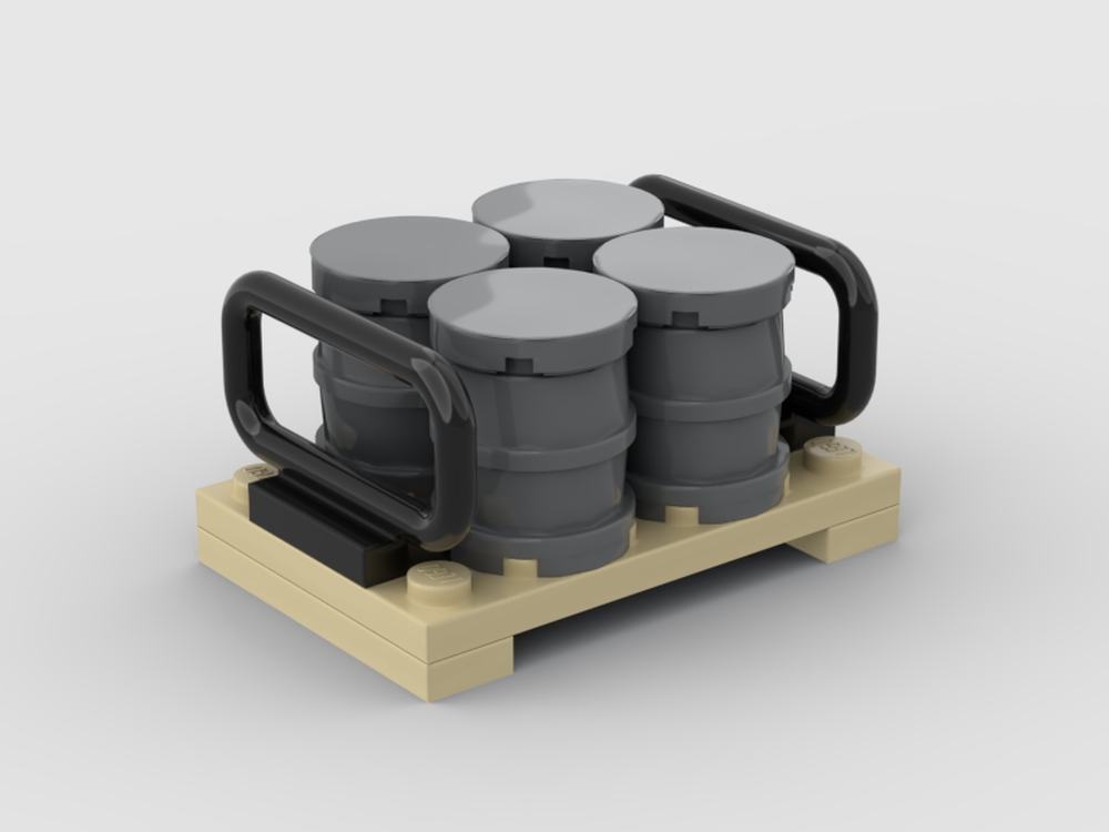 LEGO MOC Cargo Set 2 - Pallets by HaulingBricks | Rebrickable - Build ...