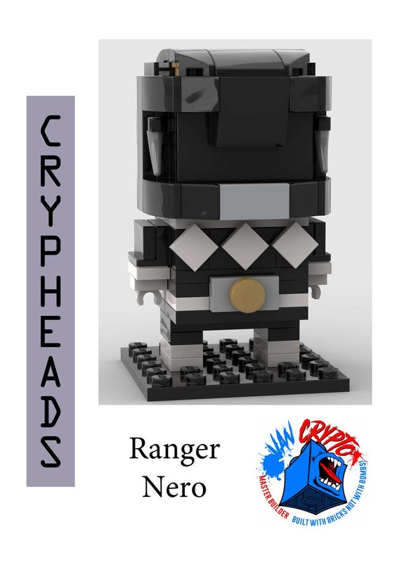 LEGO MOC Power Ranger Nero by van_crypto | Rebrickable - Build with LEGO