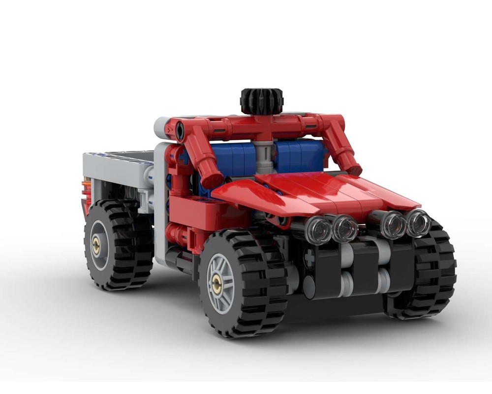 LEGO MOC Small Pick-Up by ACoTam2 | Rebrickable - Build with LEGO