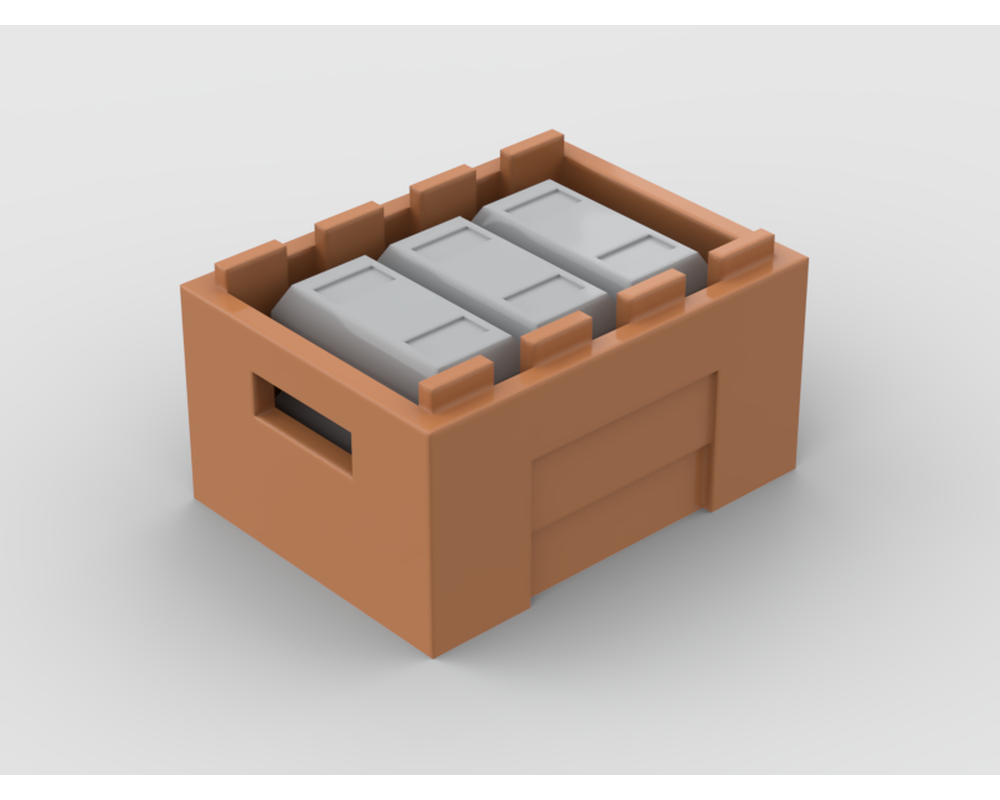 LEGO MOC Cargo Set 5 - Crates by HaulingBricks | Rebrickable - Build ...