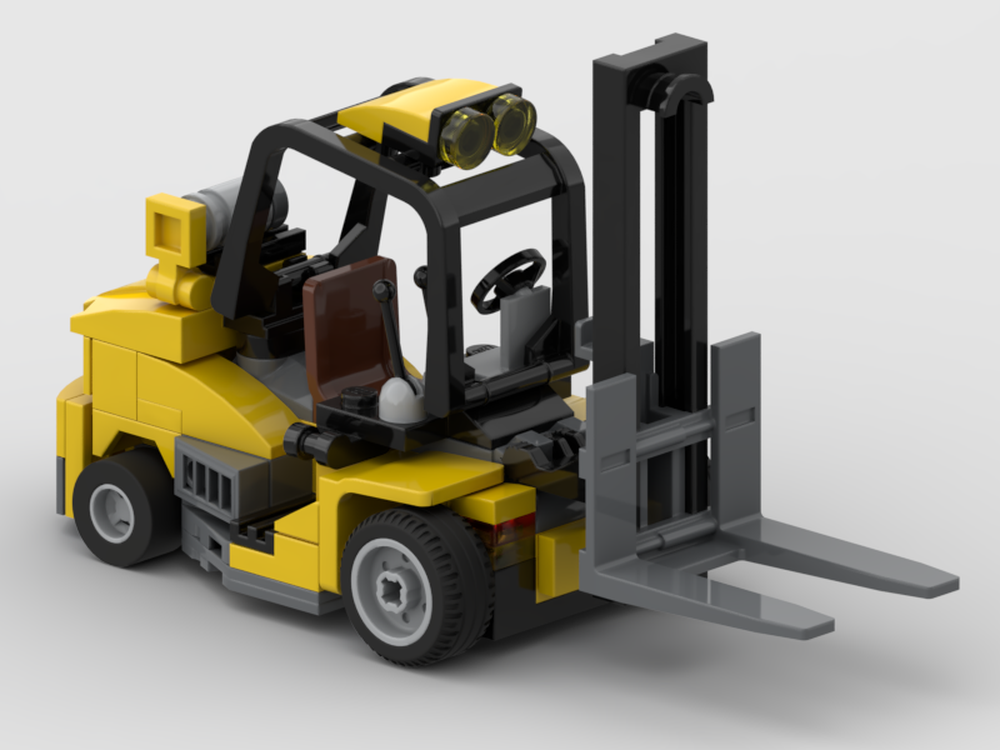 LEGO MOC Industrial Lift Truck by HaulingBricks | Rebrickable - Build ...