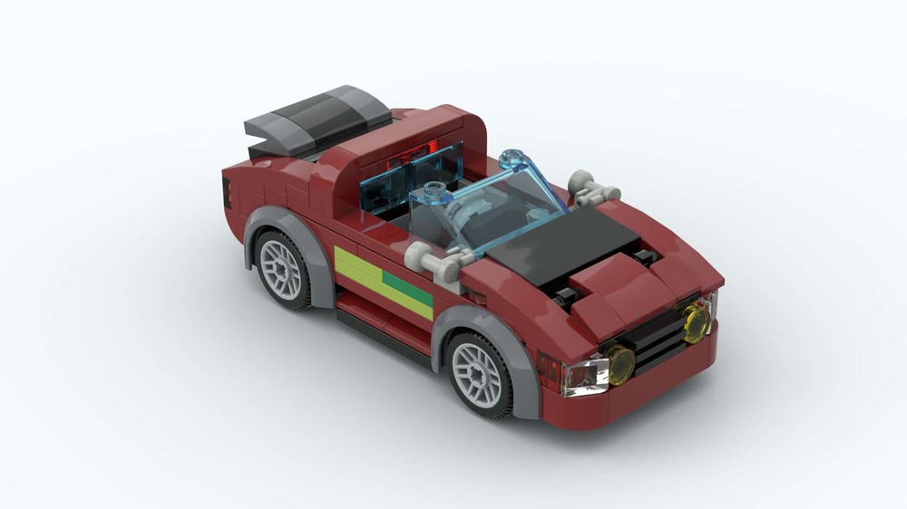 Lego Moc Sport Car №3 By Moc60 Rebrickable Build With Lego