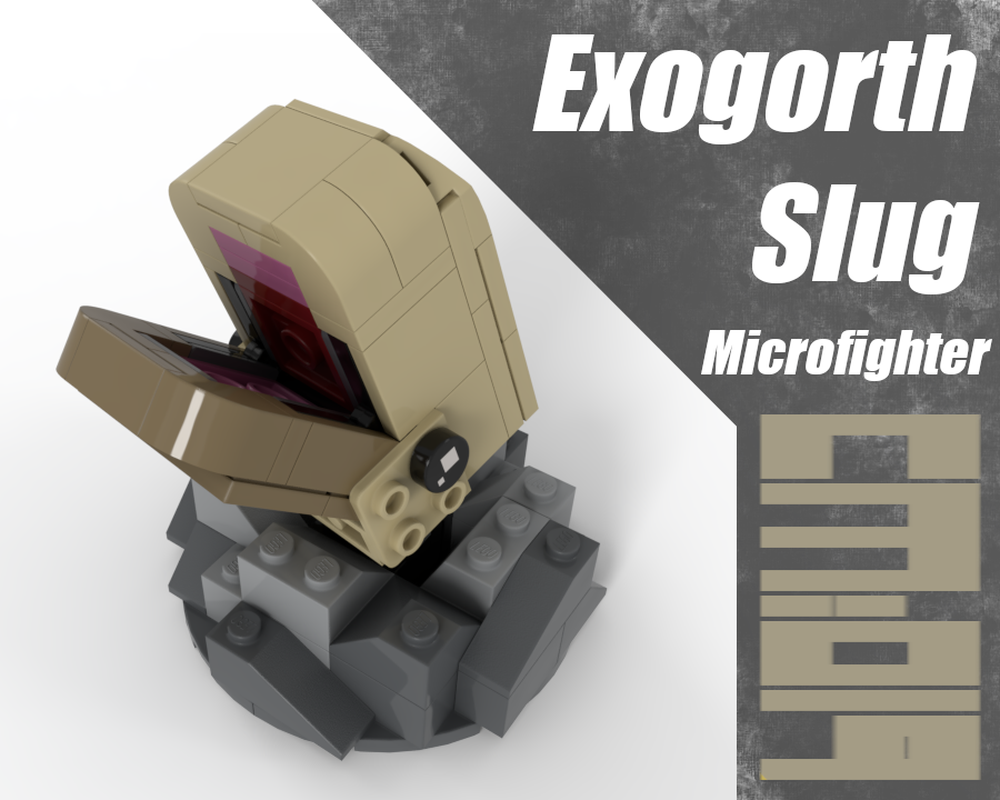 LEGO MOC Space Slug Microfighter by Liio | Rebrickable - Build with LEGO