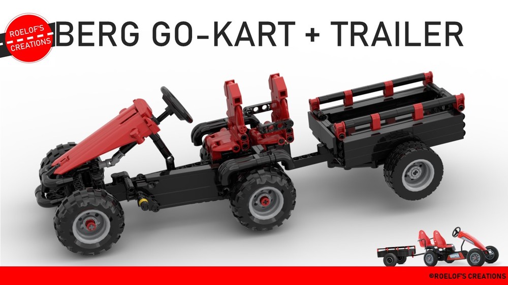 LEGO MOC GO-KART + TRAILER Roelof's Creations by Roelofs Creations ...