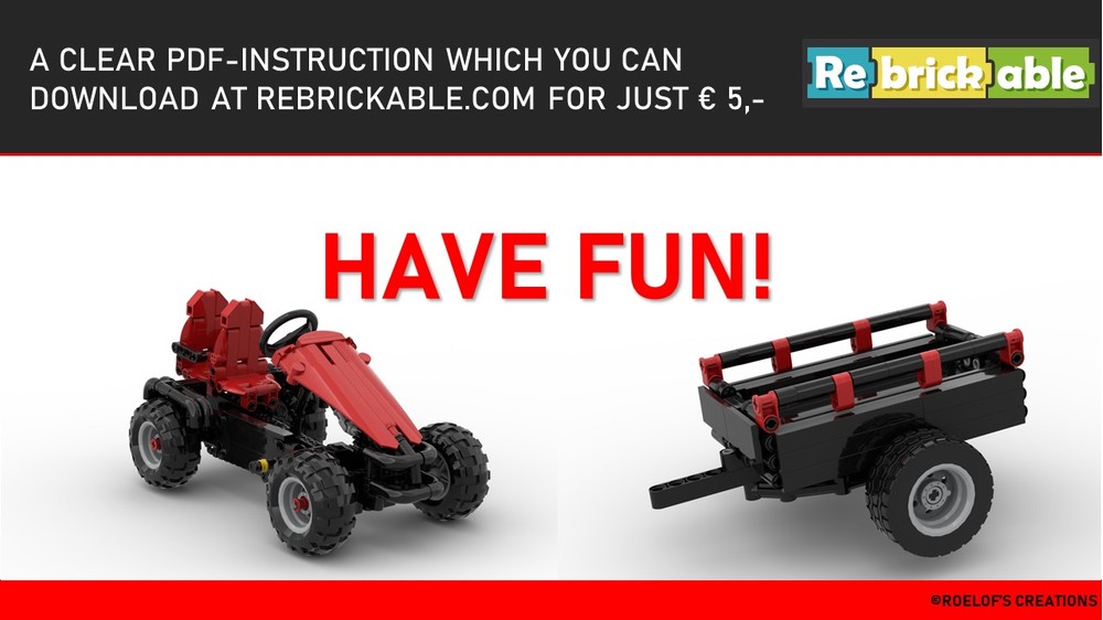 LEGO MOC GO-KART + TRAILER Roelof's Creations by Roelofs Creations ...