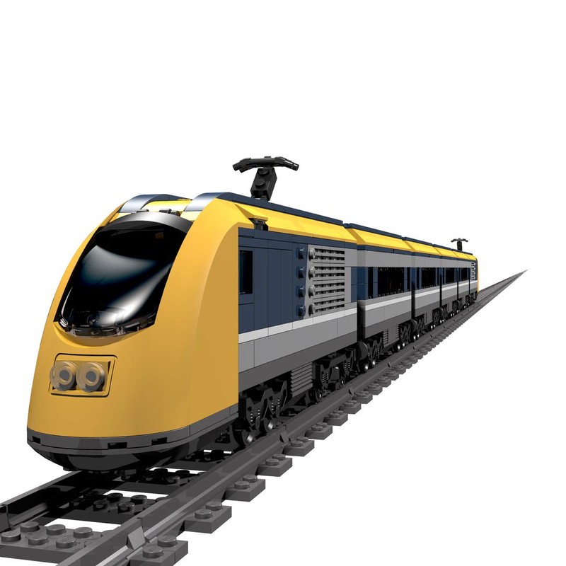 LEGO MOC 60197 Long Passenger Train by jb70 | Rebrickable - Build with LEGO